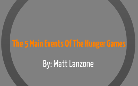 5 main events of Hunger Games by Matthew Lanzone on Prezi