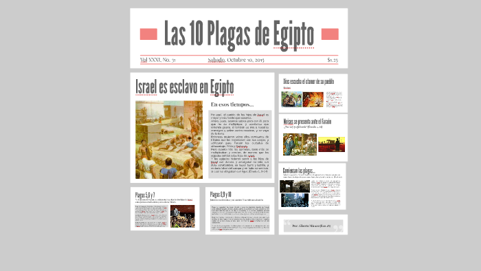 Las 10 Plagas de Egipto by Alberto Mirazo on Prezi