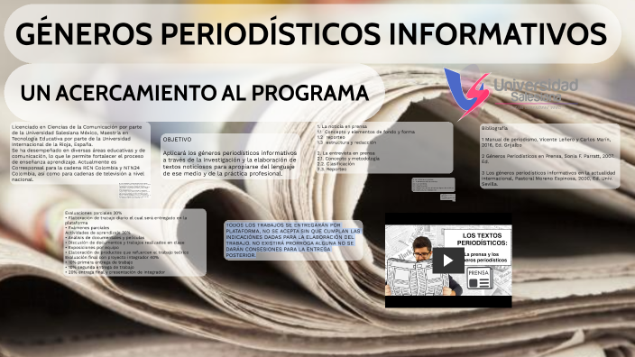 01 GÉNEROS PERIODÍSTICOS INFORMATIVOS by David Romero on Prezi
