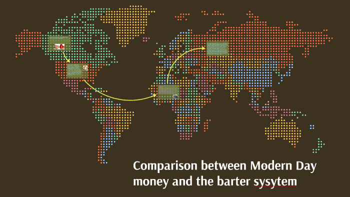 Comparison between Modern Day money and Barter system by Anushka Ekbote ...