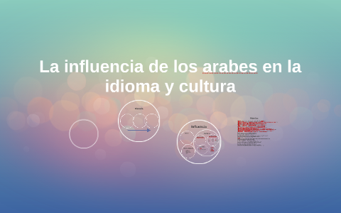 La influencia de los arabes en la idioma y cultura by Rosalie Düßel on ...