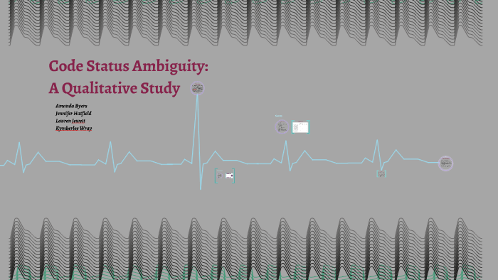 Understanding Code Status by Jennifer Hatfield