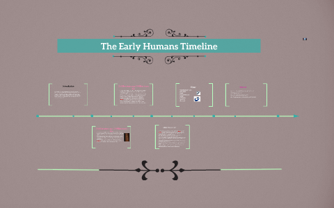 The Early Humans Timeline by Justine Bertrand on Prezi