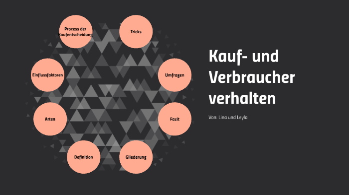Kauf- und Verbraucherverhalten by Lina Afshar on Prezi