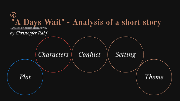 "A Days Wait" - Analysis of a short story by Christopfer Rahf on Prezi