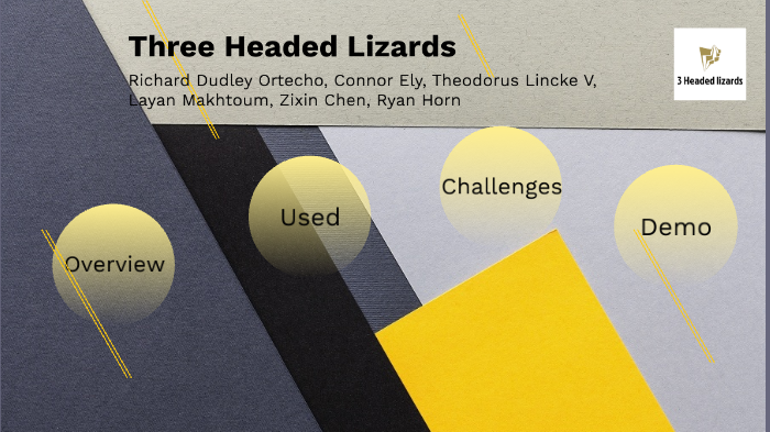 Three-Headed-Lizards by Layan Makhtoum