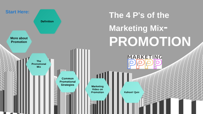 The 4 P's of the Marketing Mix -Promotion by Rob Tyo on Prezi