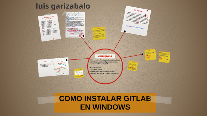 COMO INSTALAR GITLAB EN WINDOWS by luis acosta on Prezi