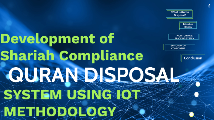 Development of Shariah Compliance Quran Disposal System Using IOT ...