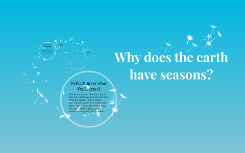 Why does the earth have seasons? by on Prezi