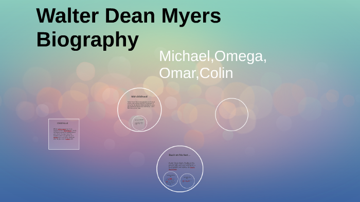 Walter Dean Myers Biography by Michael Idaewor on Prezi
