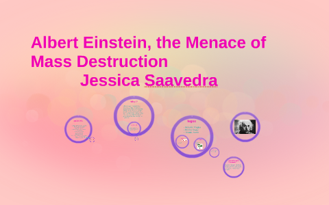 Albert Einstein, the Menace of Mass Destruction by Jessica Saavedra on ...