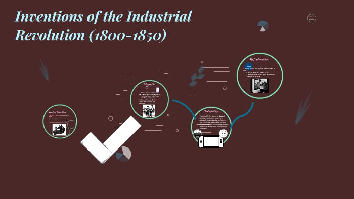 Inventions of the Industrial Revolution (1800-1850) by Tayeshun Sly on ...