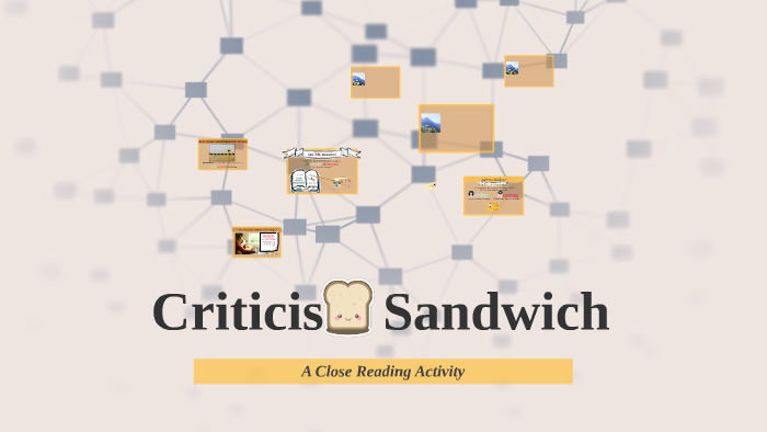 Criticism Sandwich by Kat Alexander