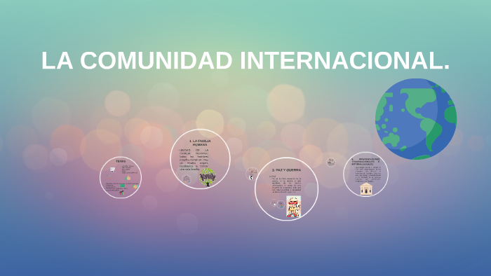 LA COMUNIDAD INTERNACIONAL. by Ana Luisa on Prezi