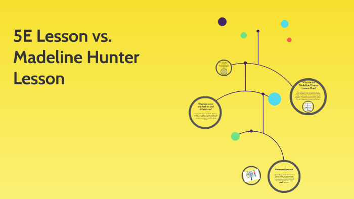 5E Lesson Plan vs. Madeline Hunter Lesson Plan by Michaela Dillman on Prezi