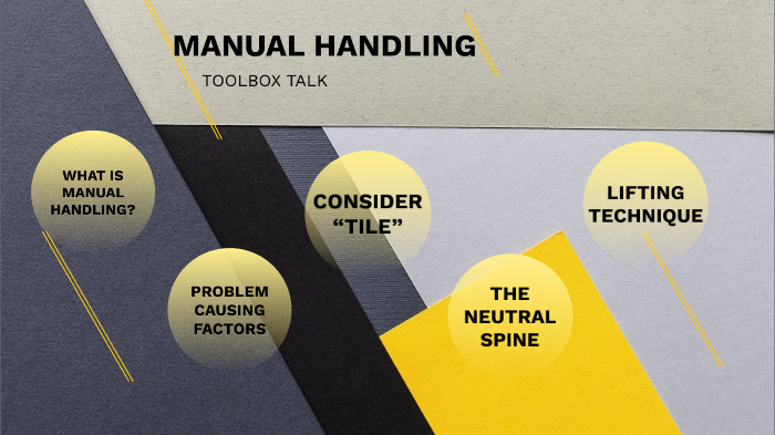 Toolbox Talk - Manual Handling by Olivia Steen on Prezi