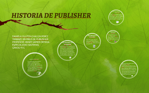 HISTORIA DE PUBLISHER by natalia bernal on Prezi