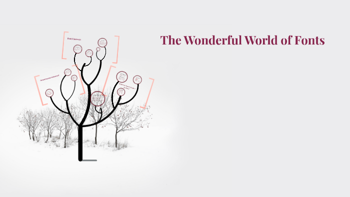 The Wonderful World of Fonts by Jill Dickau on Prezi