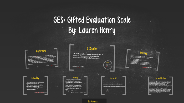 GES: Gifted Evaluation Scale by Lauren Henry on Prezi