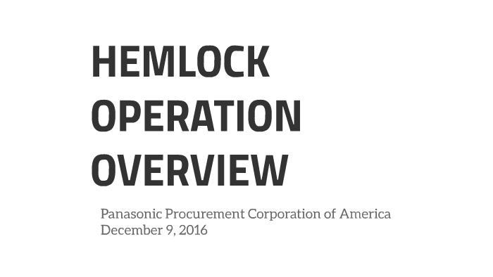 Hemlock Operation Overview @winter meeting 2016 by Go Ichikawa on Prezi