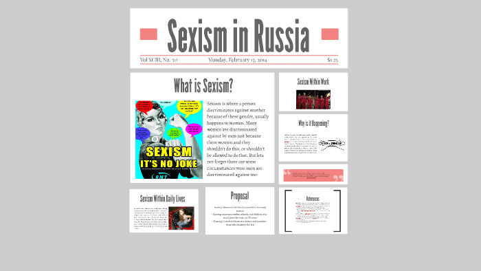 Sexism In Russia By Anastasya Hoffman On Prezi