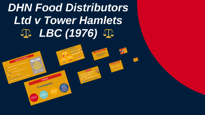 DHN Food Distributors Ltd v Tower Hamlets LBC (1976) by A Dro on Prezi