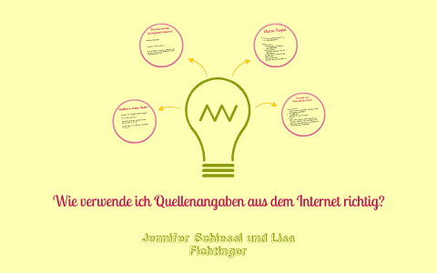 Wie benutze ich Quellen aus dem Internet richtig? by Lisa Fichtinger on ...