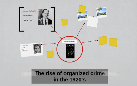 The rise of organized crime in the 1920's by