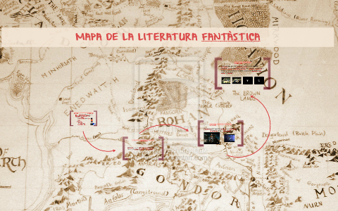 Mapa de la literatura fantàstica by Biblioteca Institut Menéndez y ...