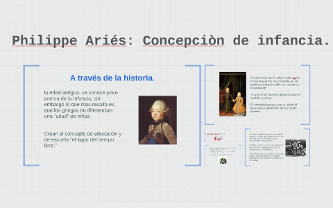 Philippe Ariés: Concepcion de infancia. by andrea gonzalez on Prezi