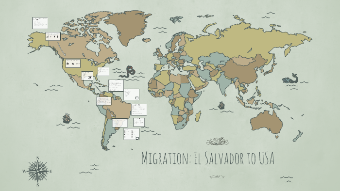 Migration: El Salvador to USA by andrea goodall