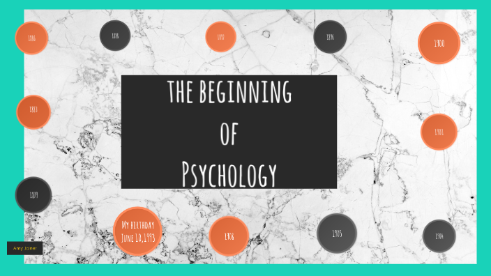 Psychology Timeline by Amy Joiner on Prezi