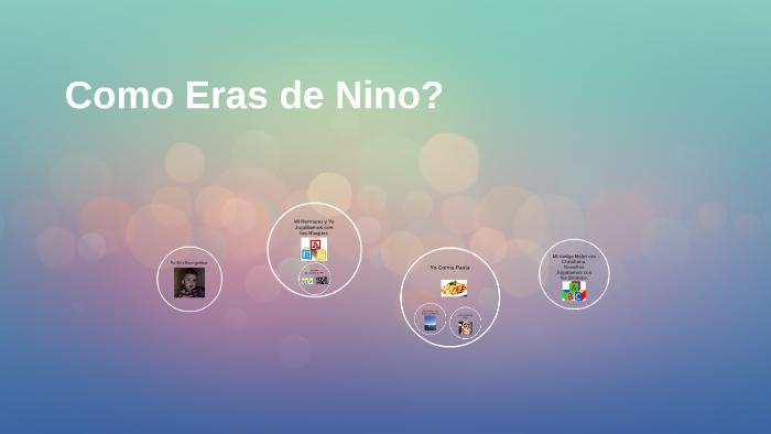 Como Eras de Nino? by Quinn Doherty on Prezi