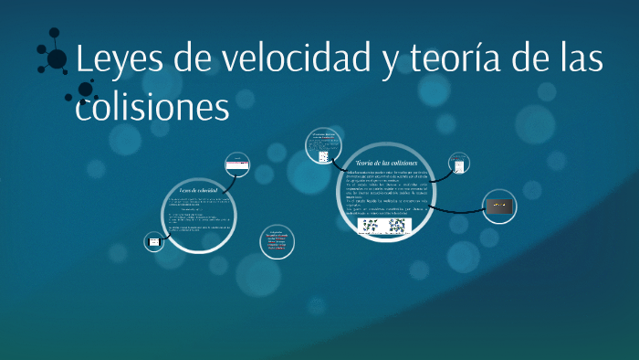 Leyes de velocidad y teoría de las colisiones by Indra Schepers on Prezi
