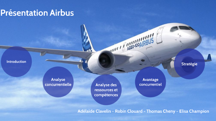 Airbus presentation by Elisa Champion on Prezi