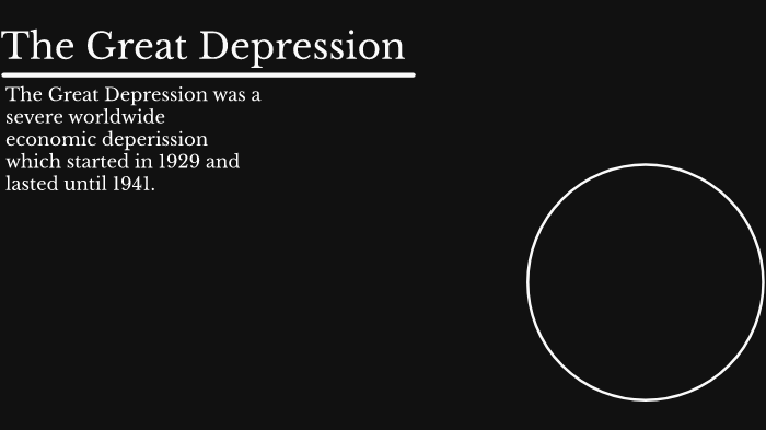 The Great Depression by Rachel Stults on Prezi