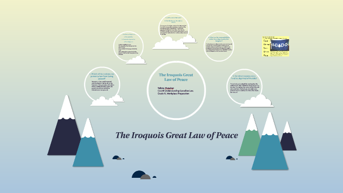 The Iroquois Great Law of Peace by selena monahan on Prezi