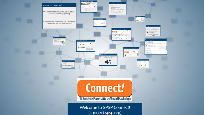 SPSP Connect! Tutorial by Helena Daniel on Prezi