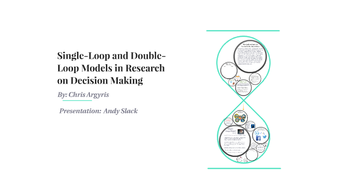 Single-Loop and Double- Loop Models in Research on Decision by Andy ...