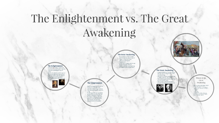 The Enlightenment vs. The Great Awakening by Dean Burress on Prezi