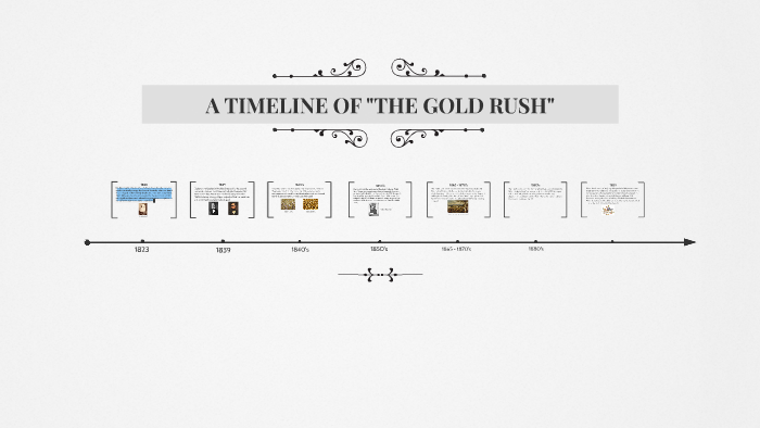THE "GOLD RUSH" TIMELINE by James Bozinovski on Prezi