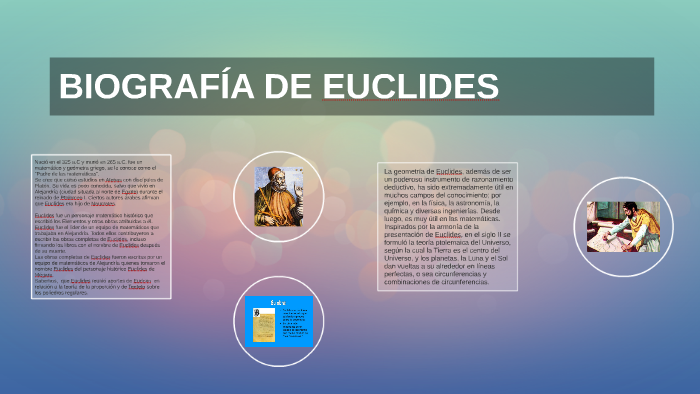 BIOGRAFÍA DE EUCLIDES by ELENA MATEOS APARICIO on Prezi