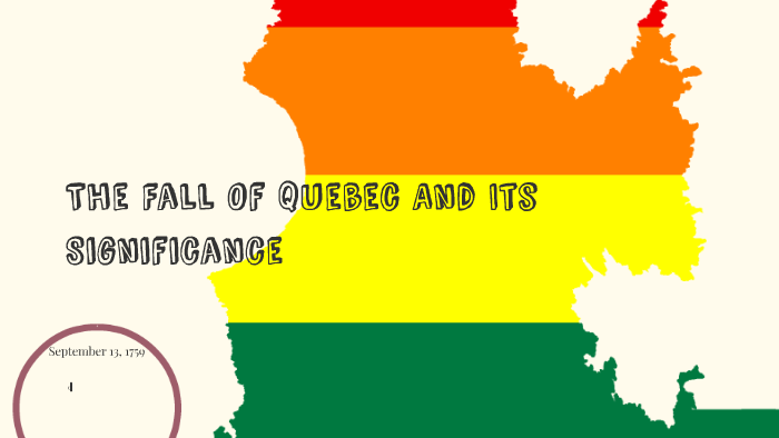 The Fall Of Quebec And Its Significance by Eliab3230@gmail.com Sanchez ...