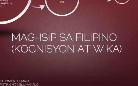 MAG-ISIP SA FILIPINO by Howell Manalo on Prezi