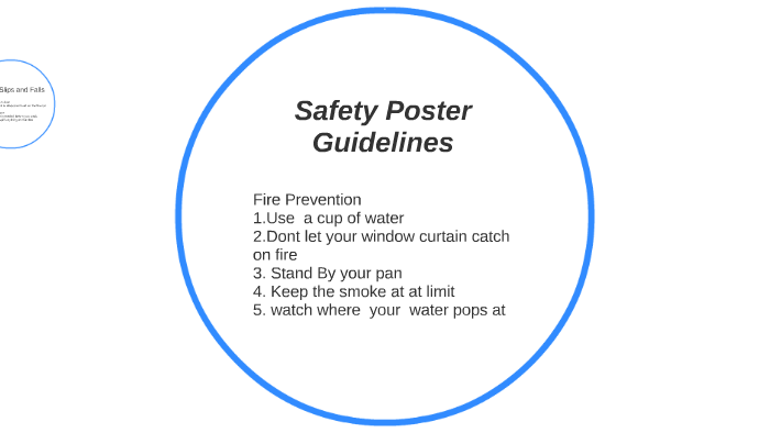 Safety Poster Guidelines by Cameron Lowe on Prezi