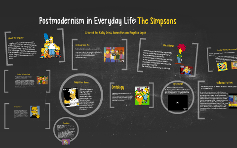 Postmodernism in Everyday Life: The Simpsons by Kaley Gross on Prezi