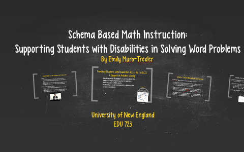 Schema Based Math Instruction: by Emily Trexler on Prezi