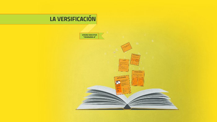 LA VERSIFICACIÓN by DAVID QUISPE on Prezi