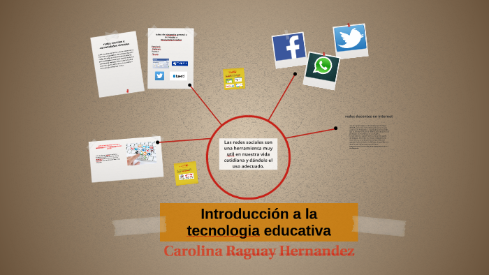 Introducción a la tecnologia educativa by Carolina Raguay